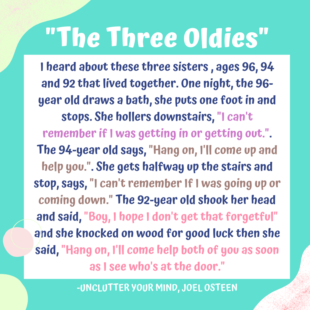 Joel Osteen’s Jokes: Jokes about Oldies, Memory & Forgetfulness ...